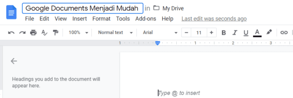 Tutorial Google Documents Untuk Pemula — Eudeka!
