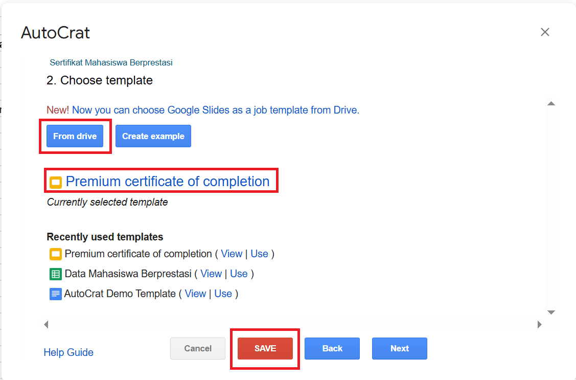 Autocrat Untuk Guru: Cara Praktis Membuat Sertifikat Otomatis Dengan ...