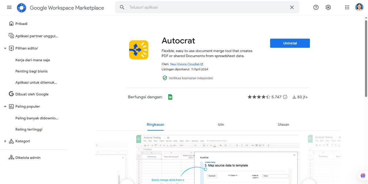 Autocrat Untuk Guru: Cara Praktis Membuat Sertifikat Otomatis Dengan ...